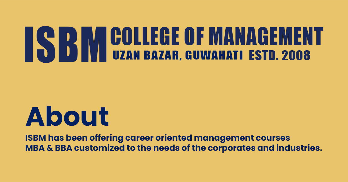 About Us - ISBM College of Management